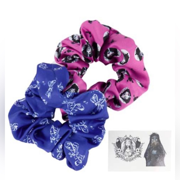 Accessories | Corpse Bride Scrunchies Tattoo Set | Poshmark
